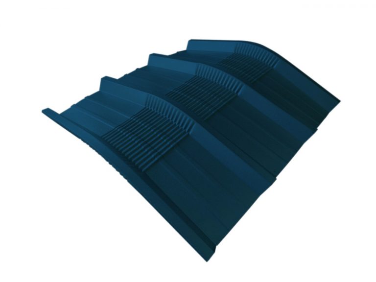 Cumbreras tipo AT4 Espesor 0,5 color Azul cobalto - Acertech - Cubiertas y revestimientos en ...
